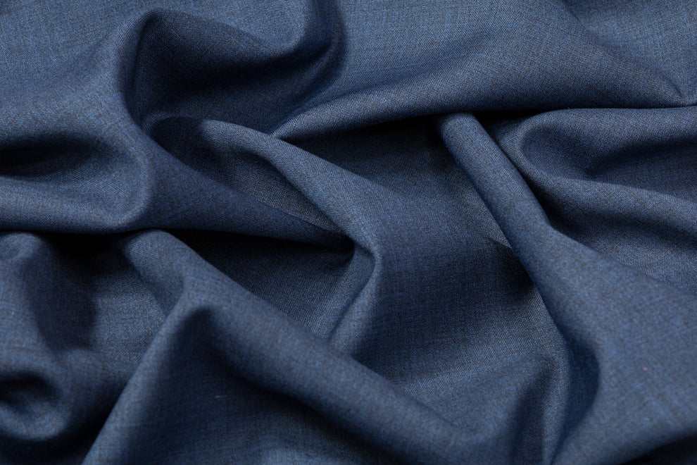 Italian Merino Wool Suiting - Blue Gray – Prime Fabrics
