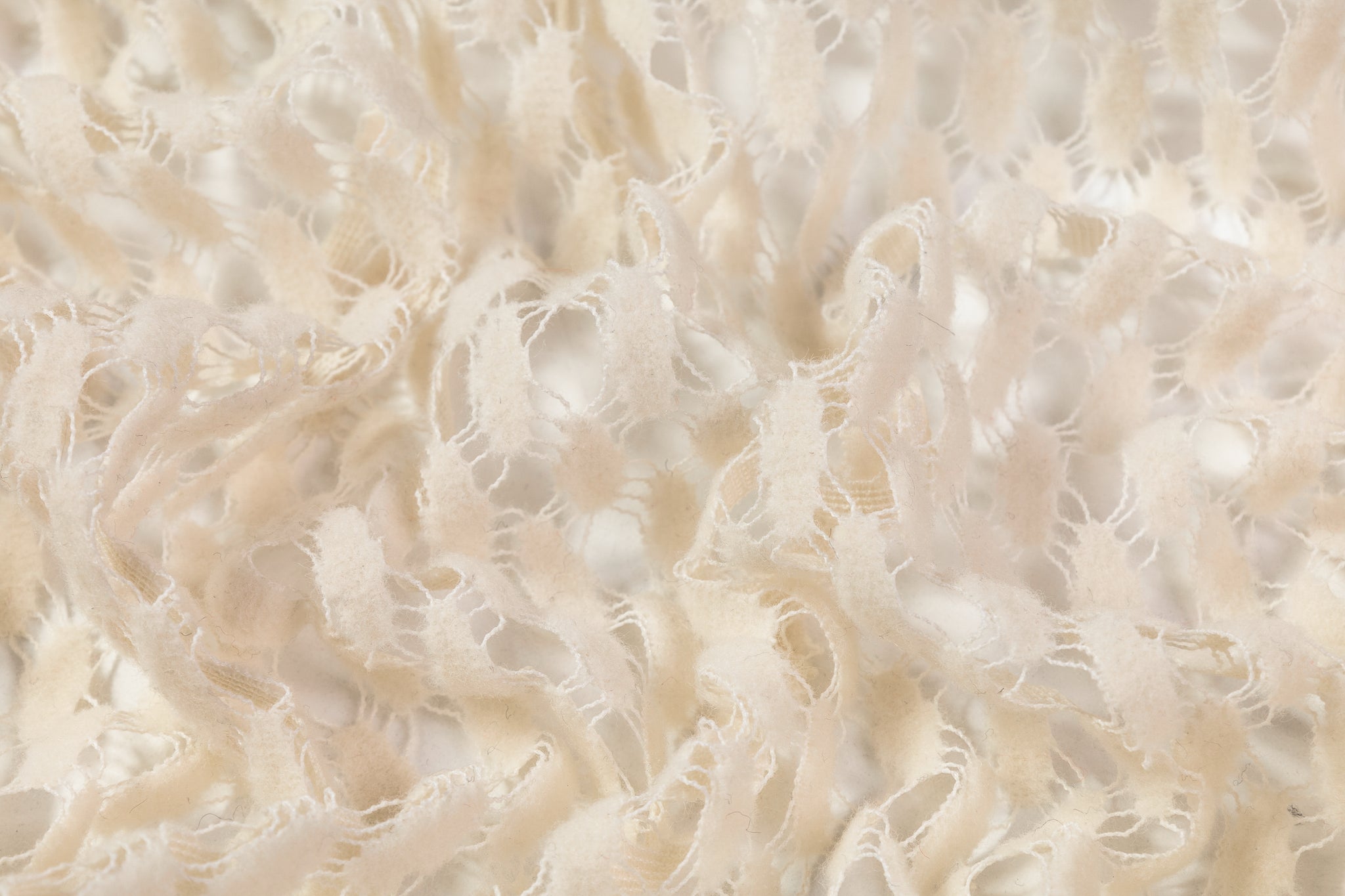Poly Wool Netting - Ivory