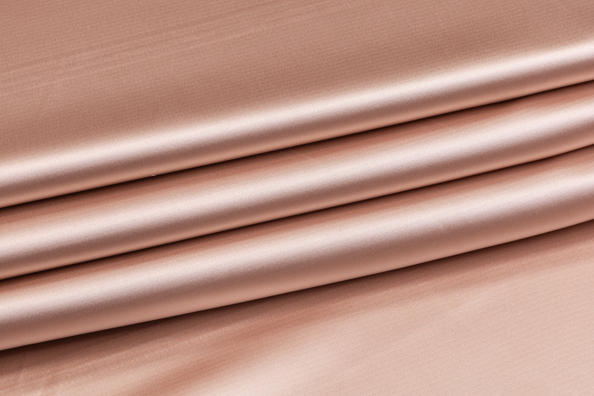 Italian Viscose Acetate Satin - Blush – Prime Fabrics