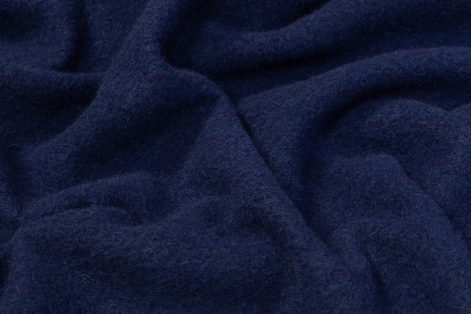 Fused Boiled Wool Coating - Blue – Prime Fabrics