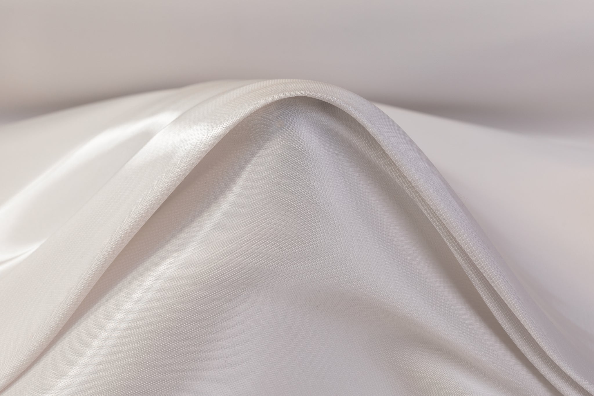 Italian Liquid Satin Lamé - Silver