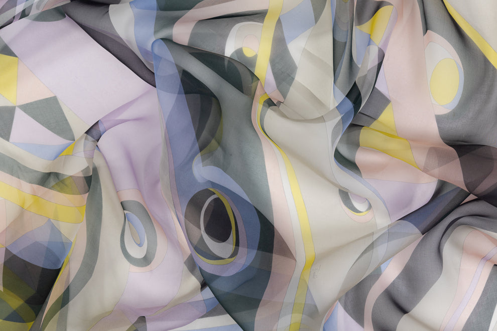 Pucci - Italian Silk Organza - Multicolor – Prime Fabrics