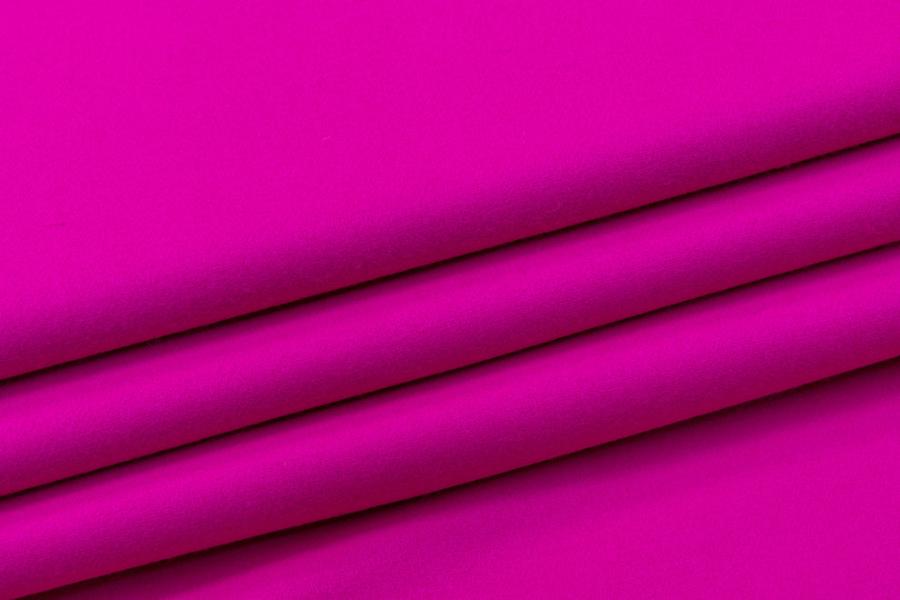 Solid Italian Wool Coating - Magenta – Prime Fabrics