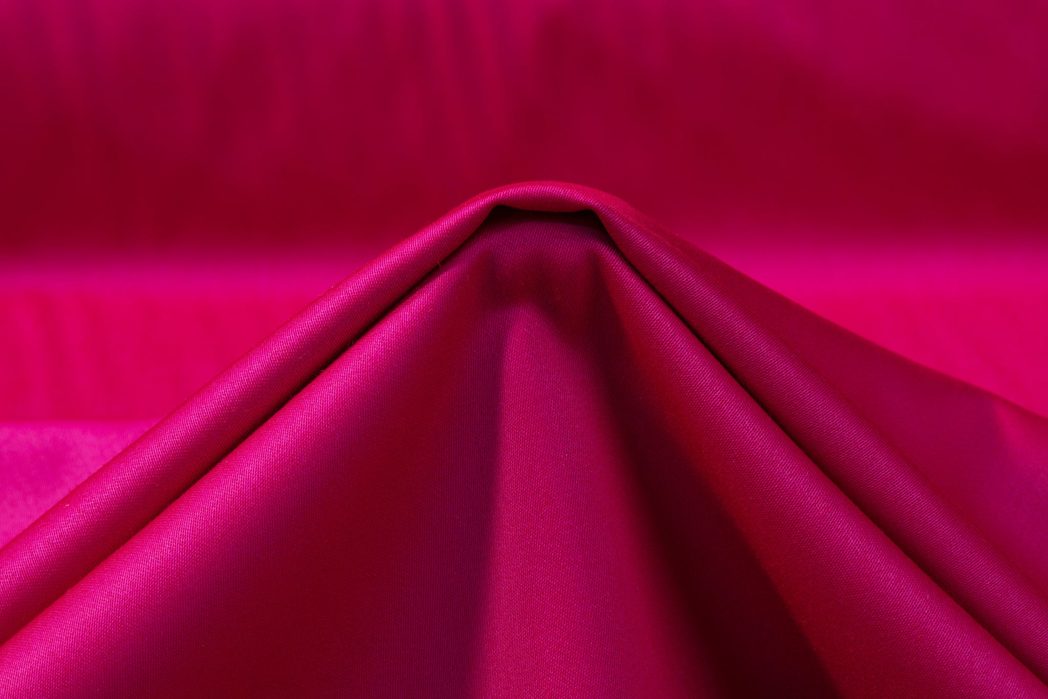 Italian Satin Faille Stretch Wool - Magenta