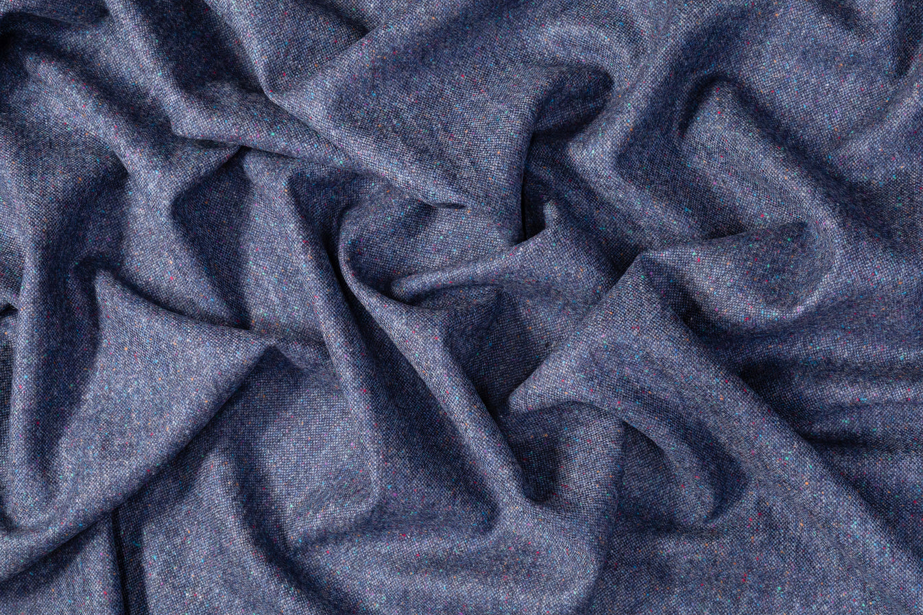Italian Wool Tweed Suiting - Blue – Prime Fabrics