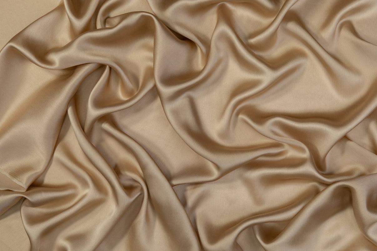 Liquid Silk Satin - Beige – Prime Fabrics