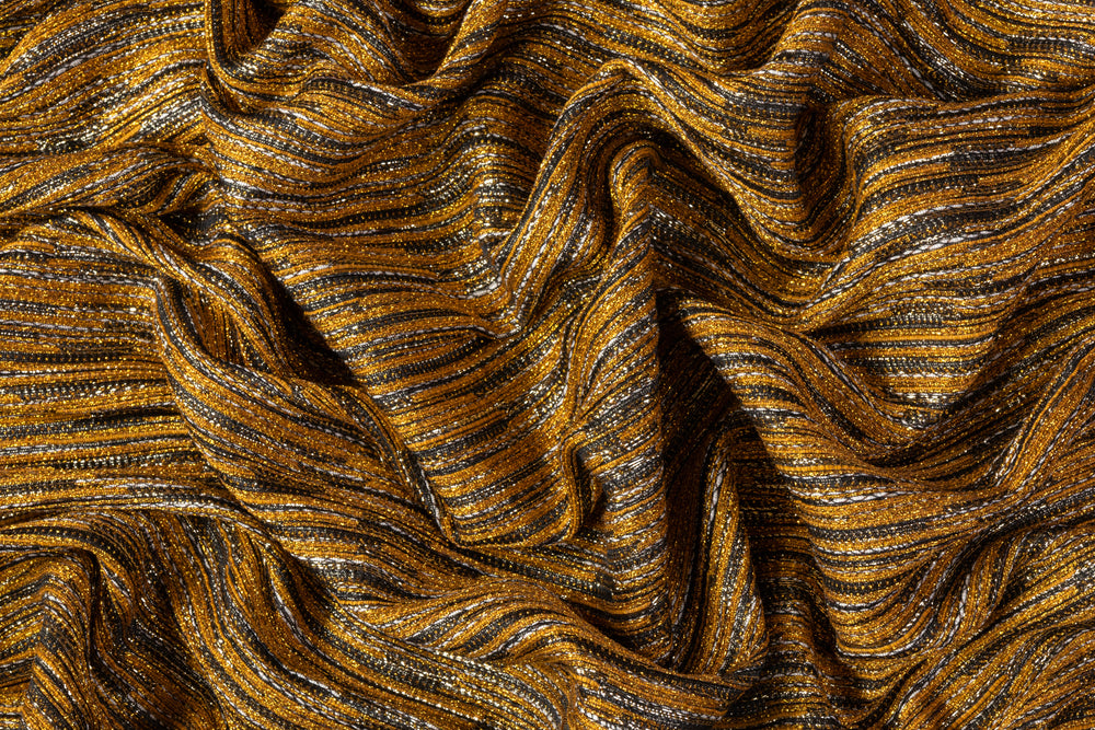 French Metallic Brocade - Gold