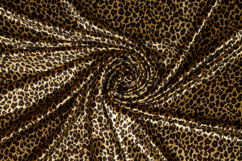 Leopard Print Silk Viscose Velvet – Prime Fabrics