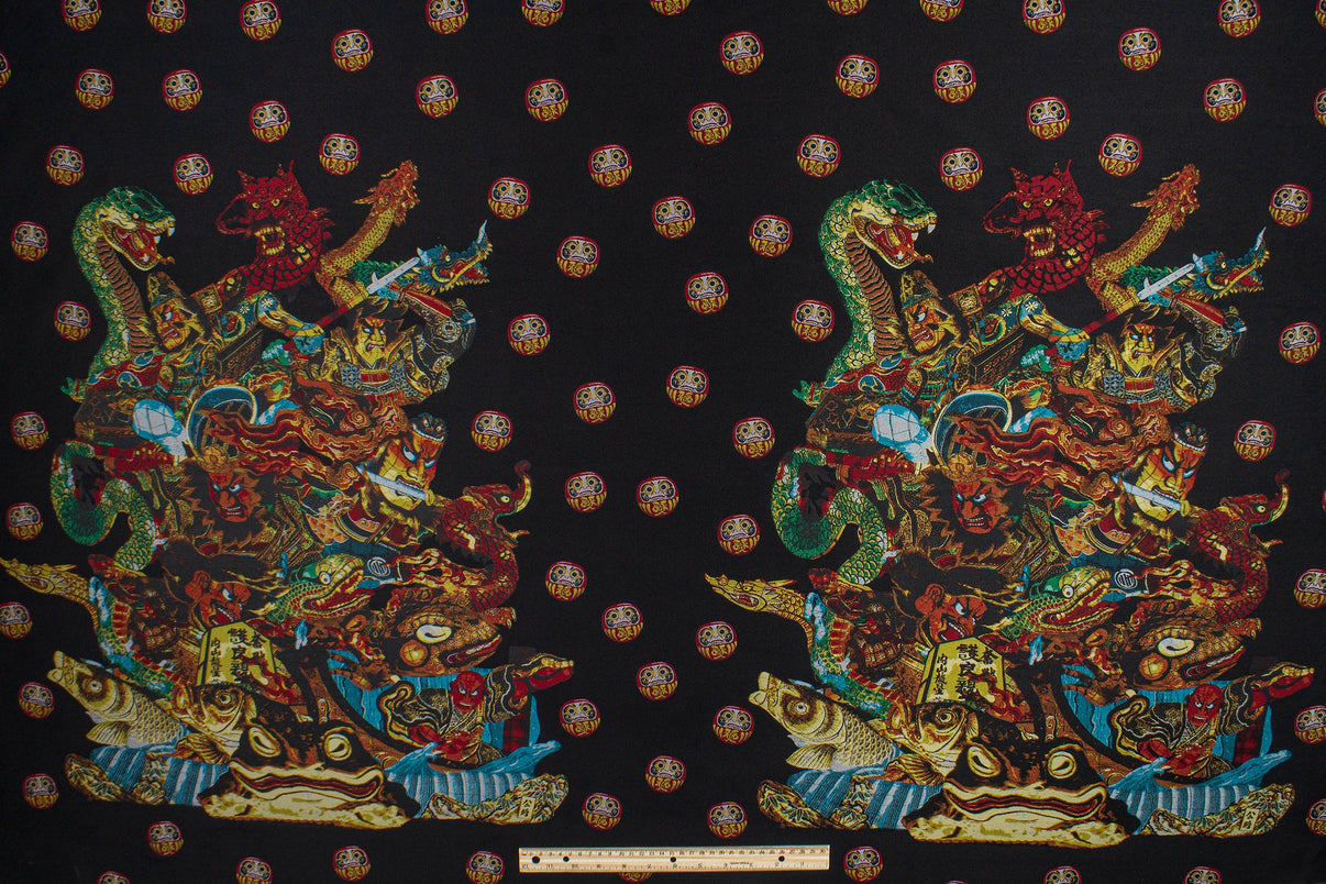 Heavy Jacquard Dragon Panel – Prime Fabrics