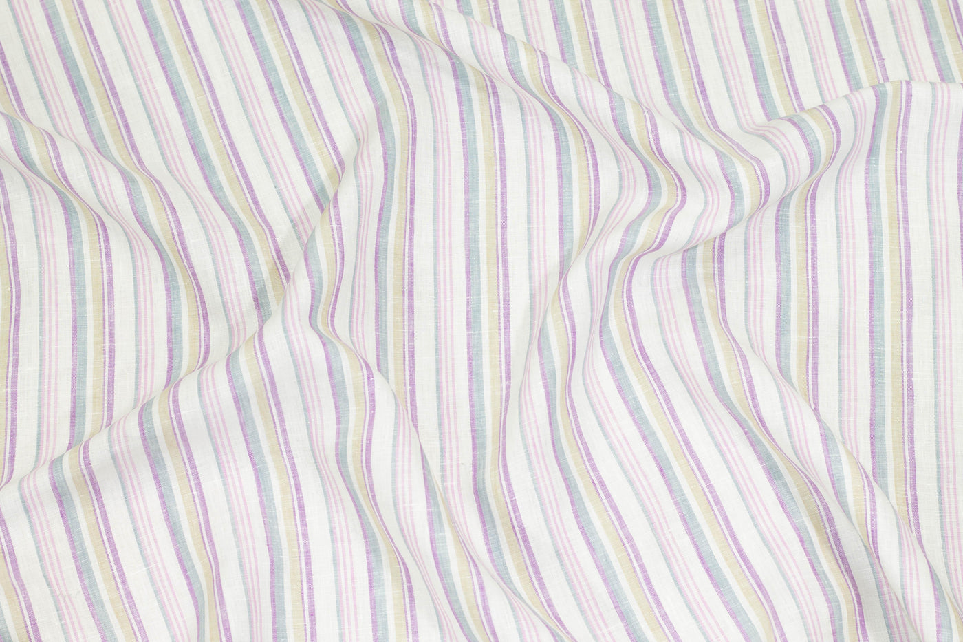 Multicolor Striped Linen