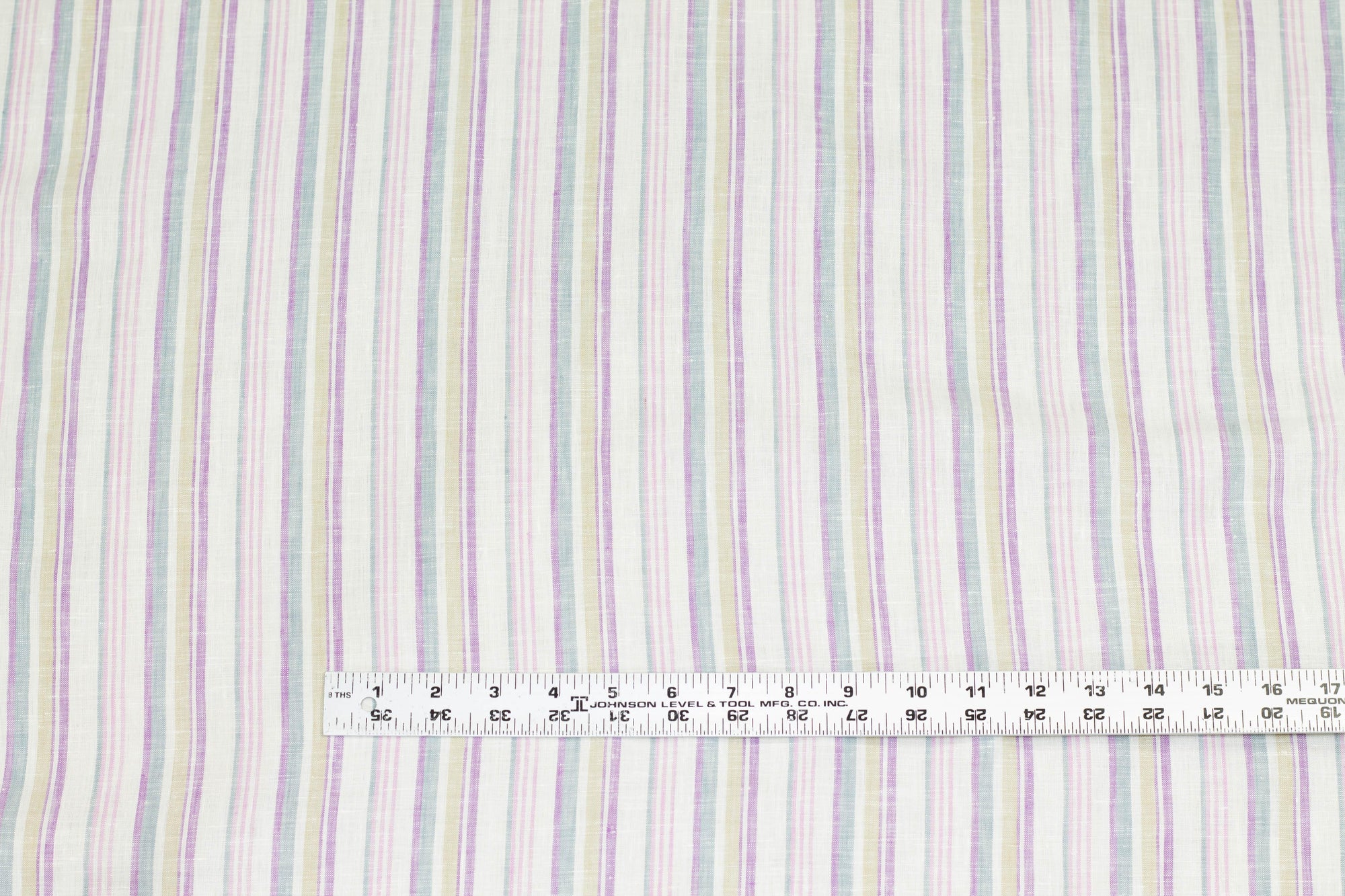 Multicolor Striped Linen