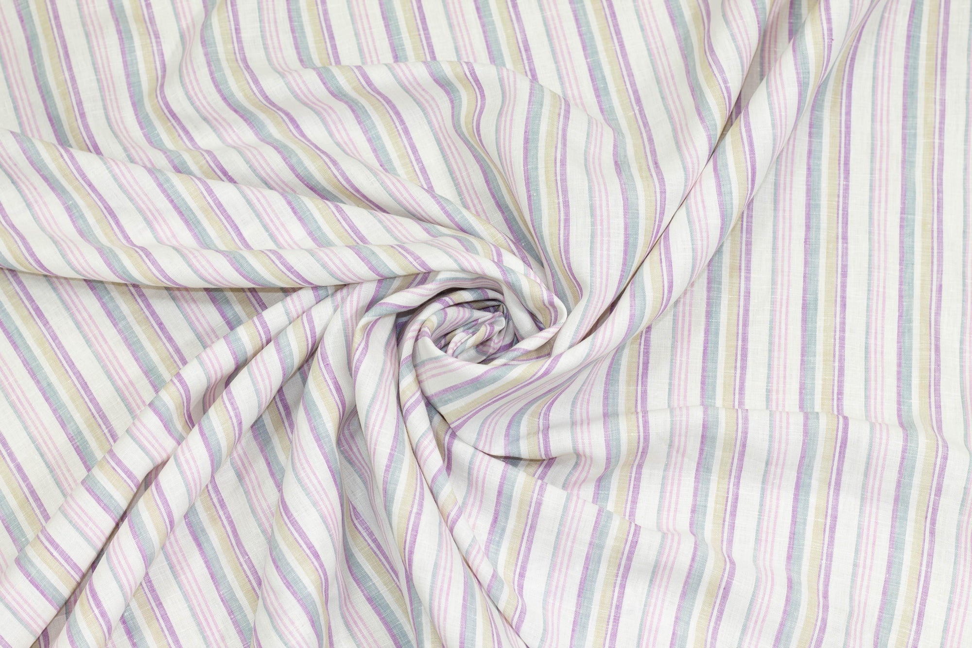 Multicolor Striped Linen