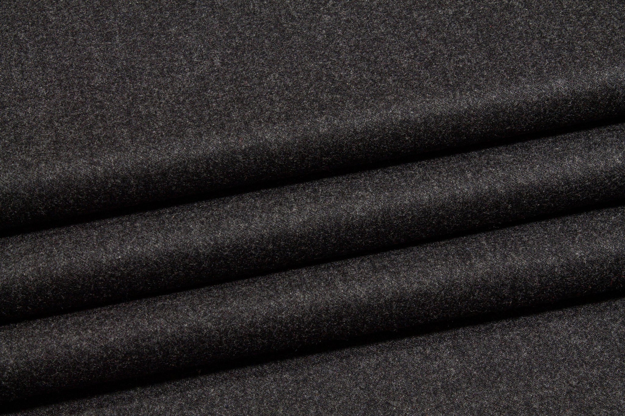Tollegno 1900 - Italian Wool Flannel Suiting - Charcoal Gray